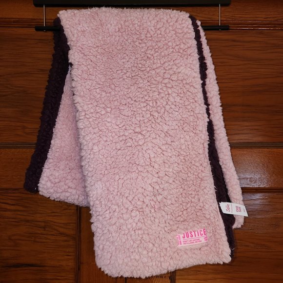 Justice | Accessories | Warm Oversized Soft And Fluffy Sherpa Scarf By ...